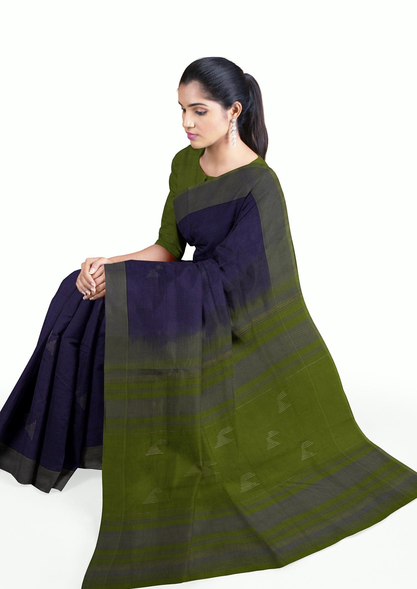 Banana Cotton Handloom Sarees – Fashionous