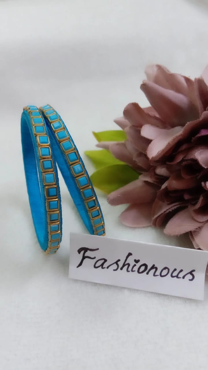 Silk Thread Bangles – Fashionous