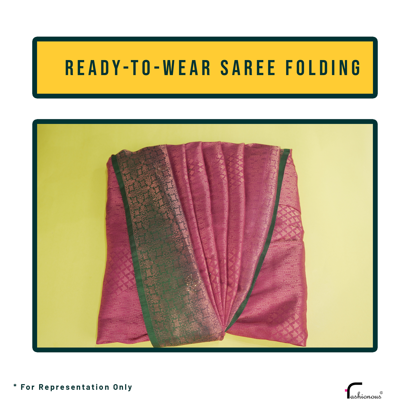 Convert Regular Saree to Ready-To-Wear Saree (Add-on Service) – Fashionous