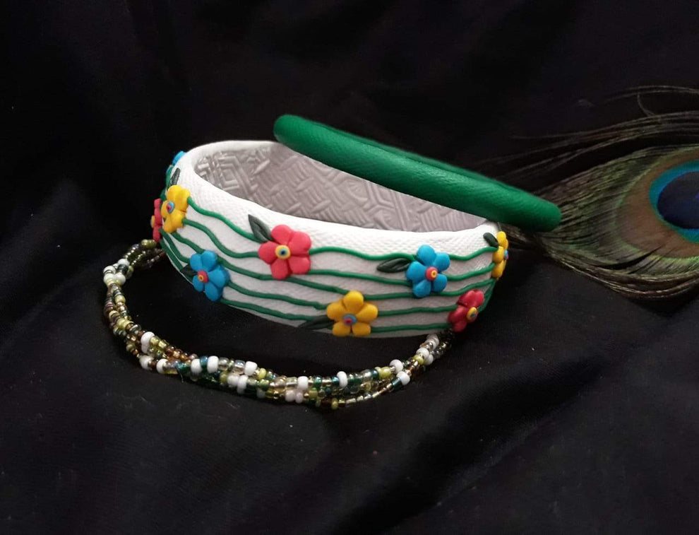 Polymer Clay Bangles_PCB012 – Fashionous